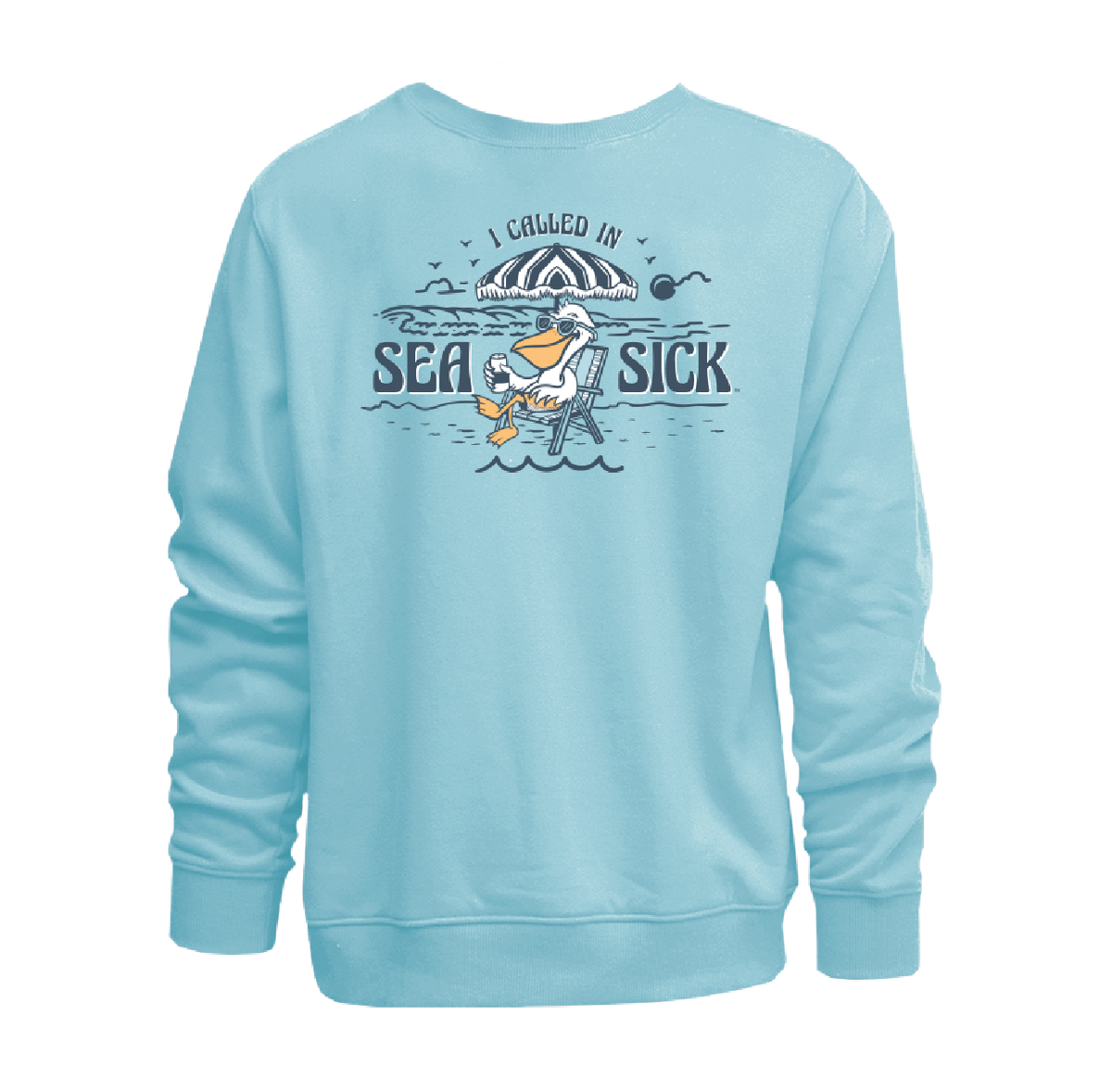 Sea Sick Pelican Vintage Crew – Beachfolly